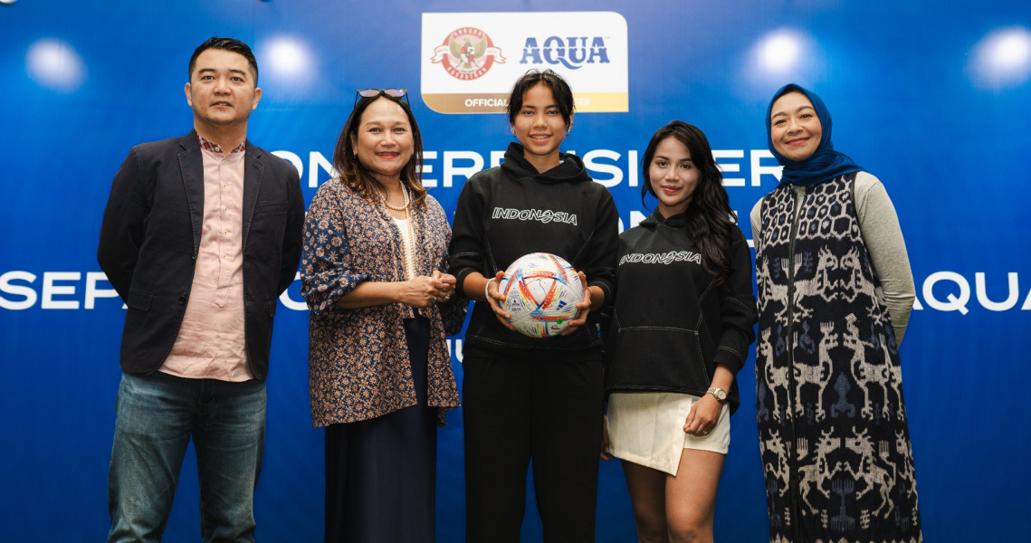 Aqua Selected as Official Mineral Water for the Indonesian National Team - Bcorpsea